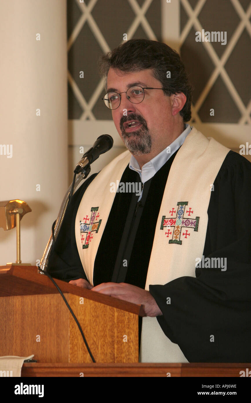 Preaching the gospel Stock Photo - Alamy