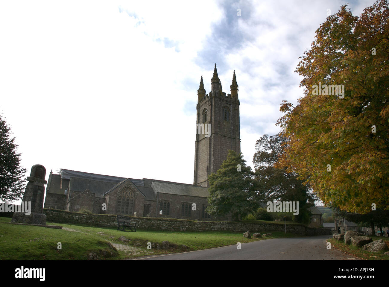 St Pancras church, Widecombe in the moor, Devon Stock Photo - Alamy