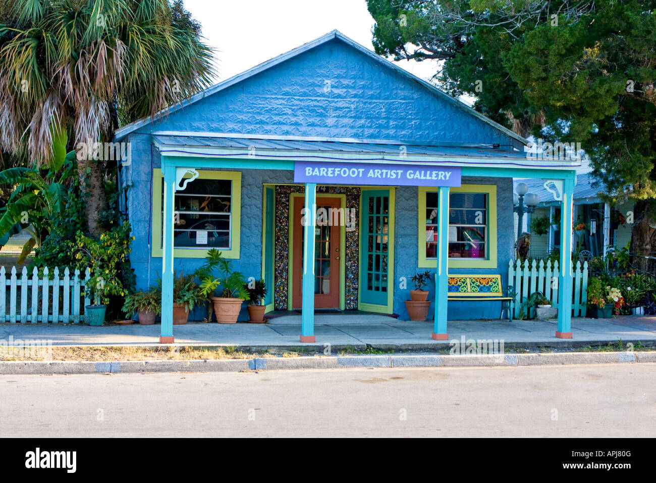 Tourist and Vacation Views of Historical Cedar Key Florida Stock Photo ...