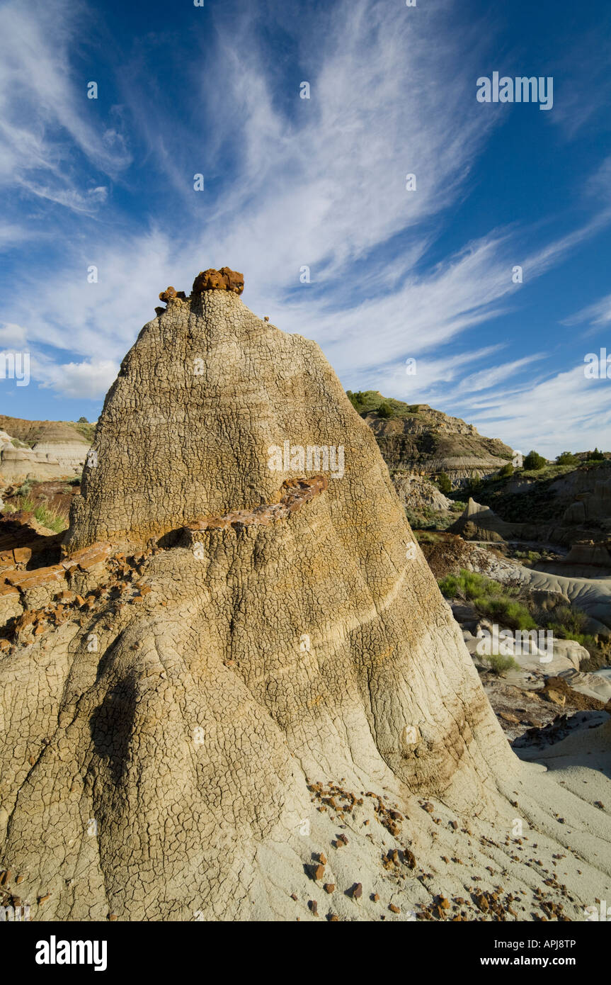 Rock formation Makoshika State Park Montana Stock Photo - Alamy