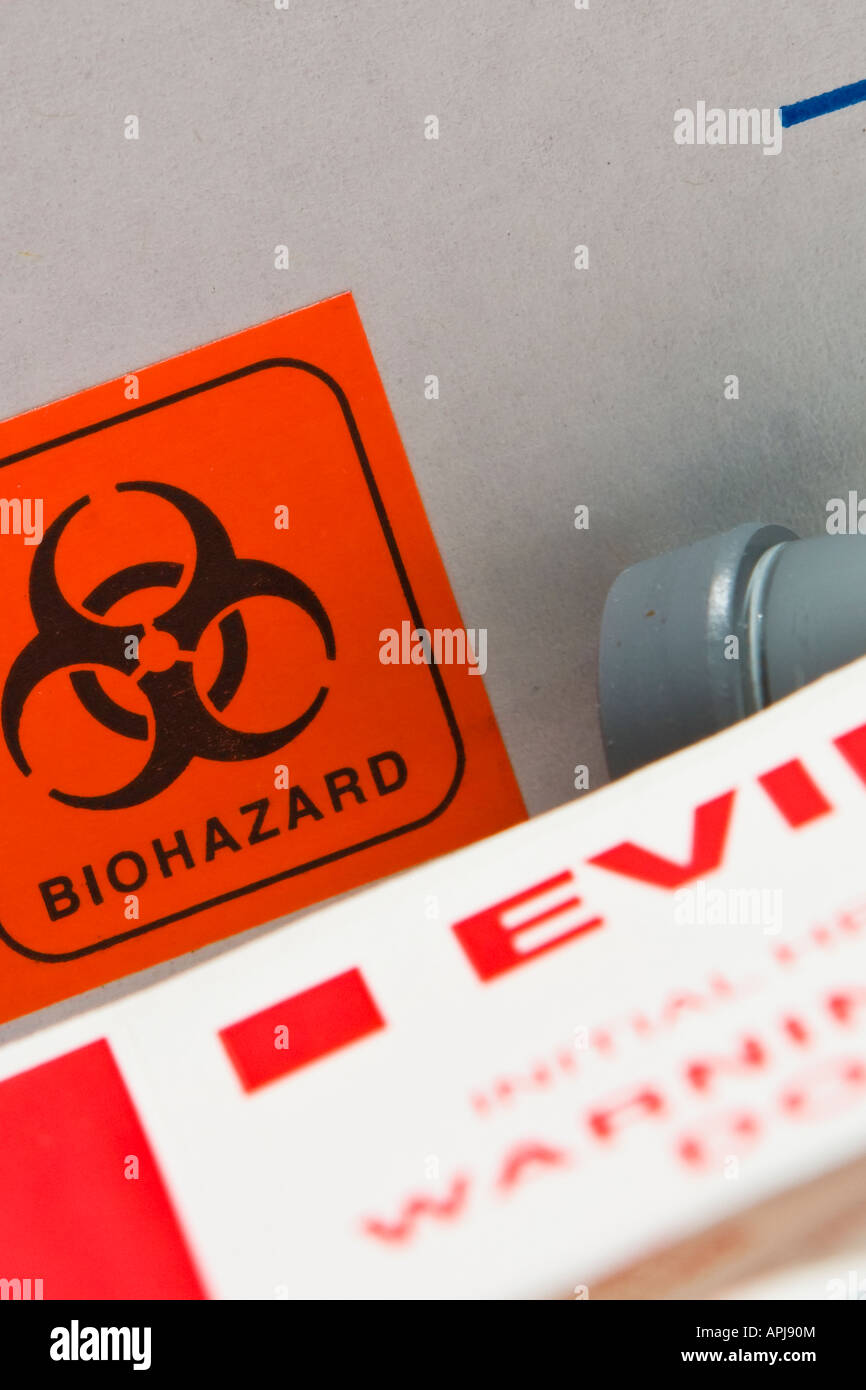 Biohazard Labeled Biological Specimen Cardboard Box for Blood Draw and ...