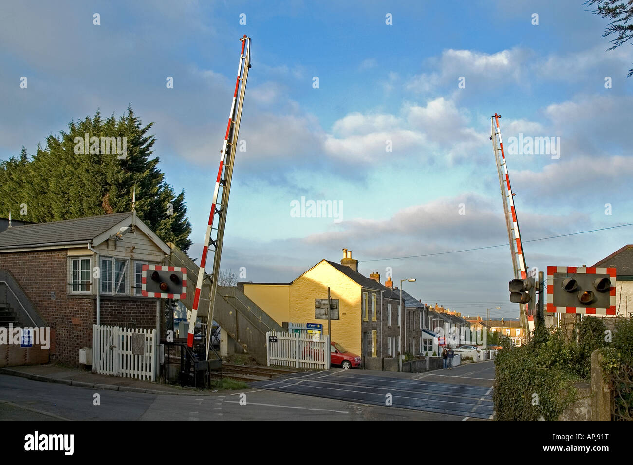 At a level crossing hi-res stock photography and images - Alamy