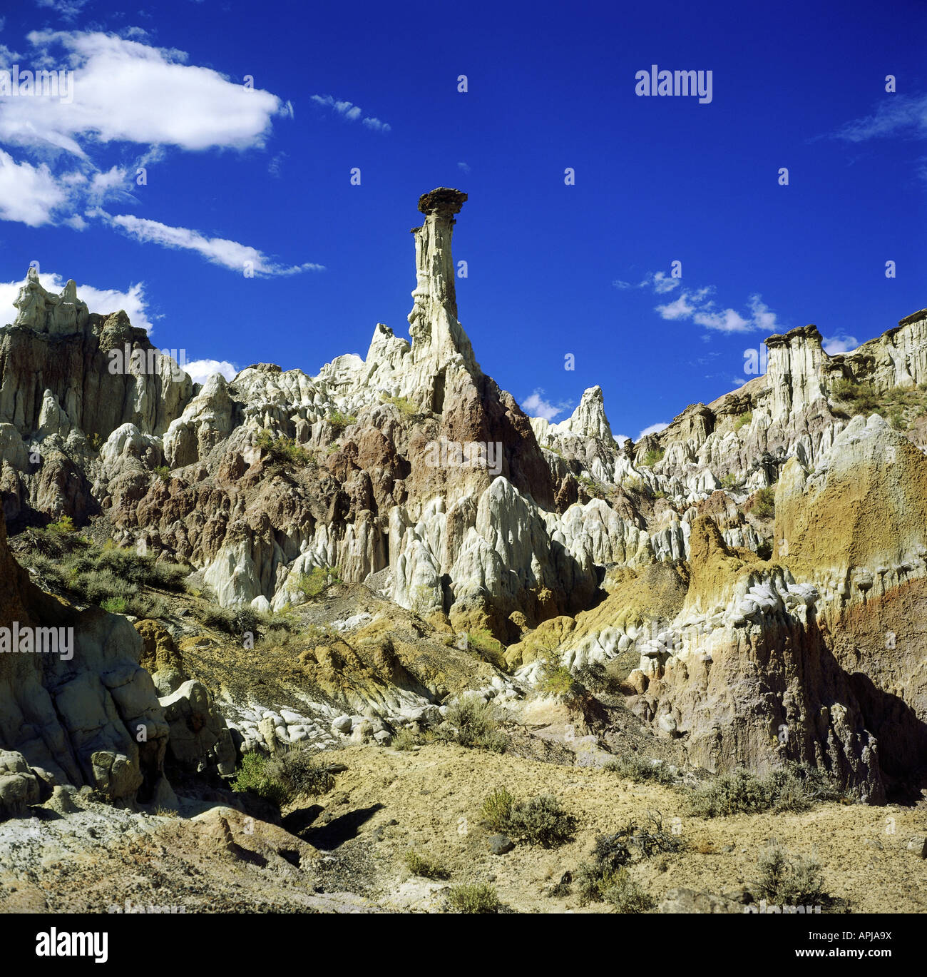 geography / travel, USA, Wyoming, Waltman, Hells Half Acre, Hoodoo ...