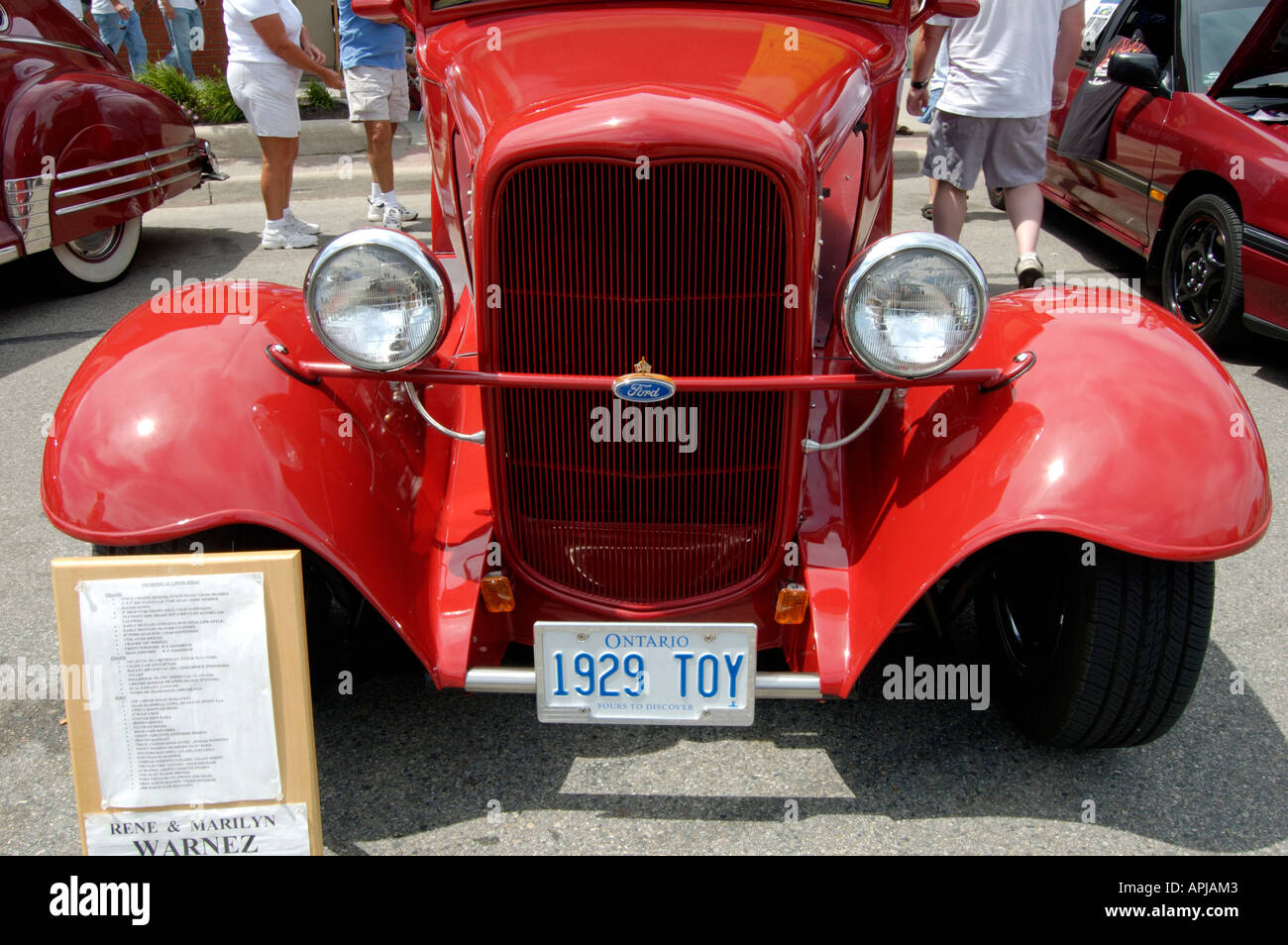 1929 Ford Model A with Trailer Stock Photo - Alamy