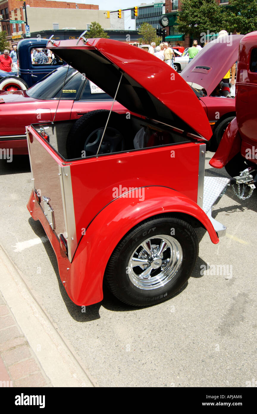 1929 Ford Model A with Trailer Stock Photo - Alamy