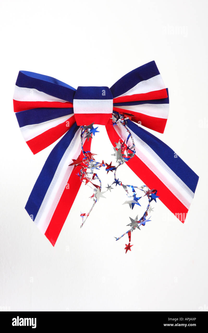 USA colored bow and ribbon perfect for 4th of july designs and ads ...