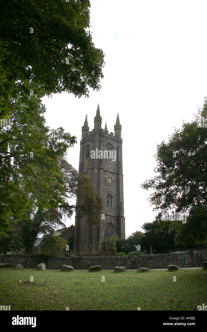 St Pancras church, Widecombe in the moor, Devon Stock Photo - Alamy
