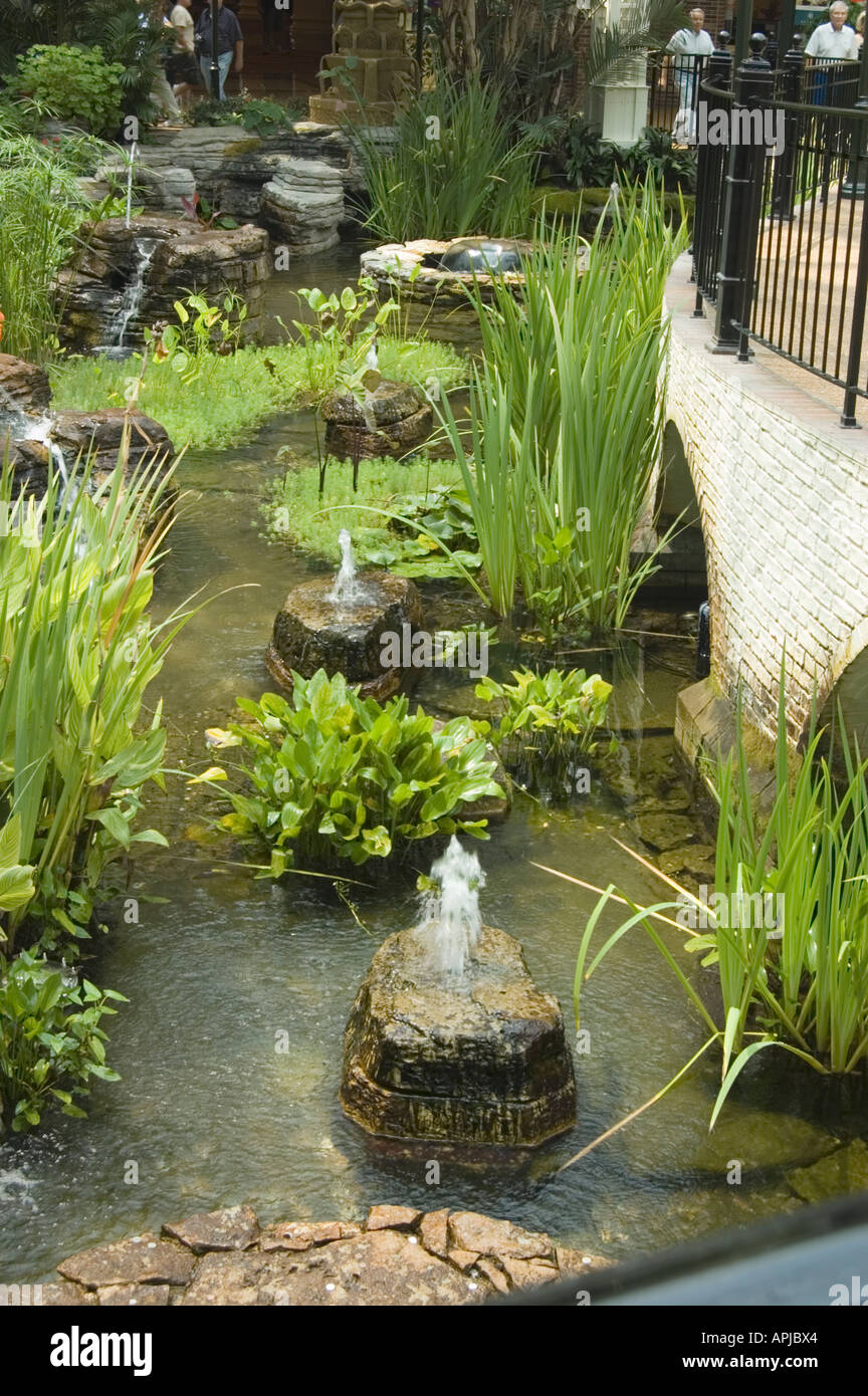 Sunken water garden Stock Photo - Alamy