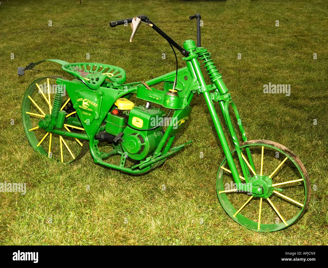 Old Motorcycle For Farm Use Stock Photo - Alamy