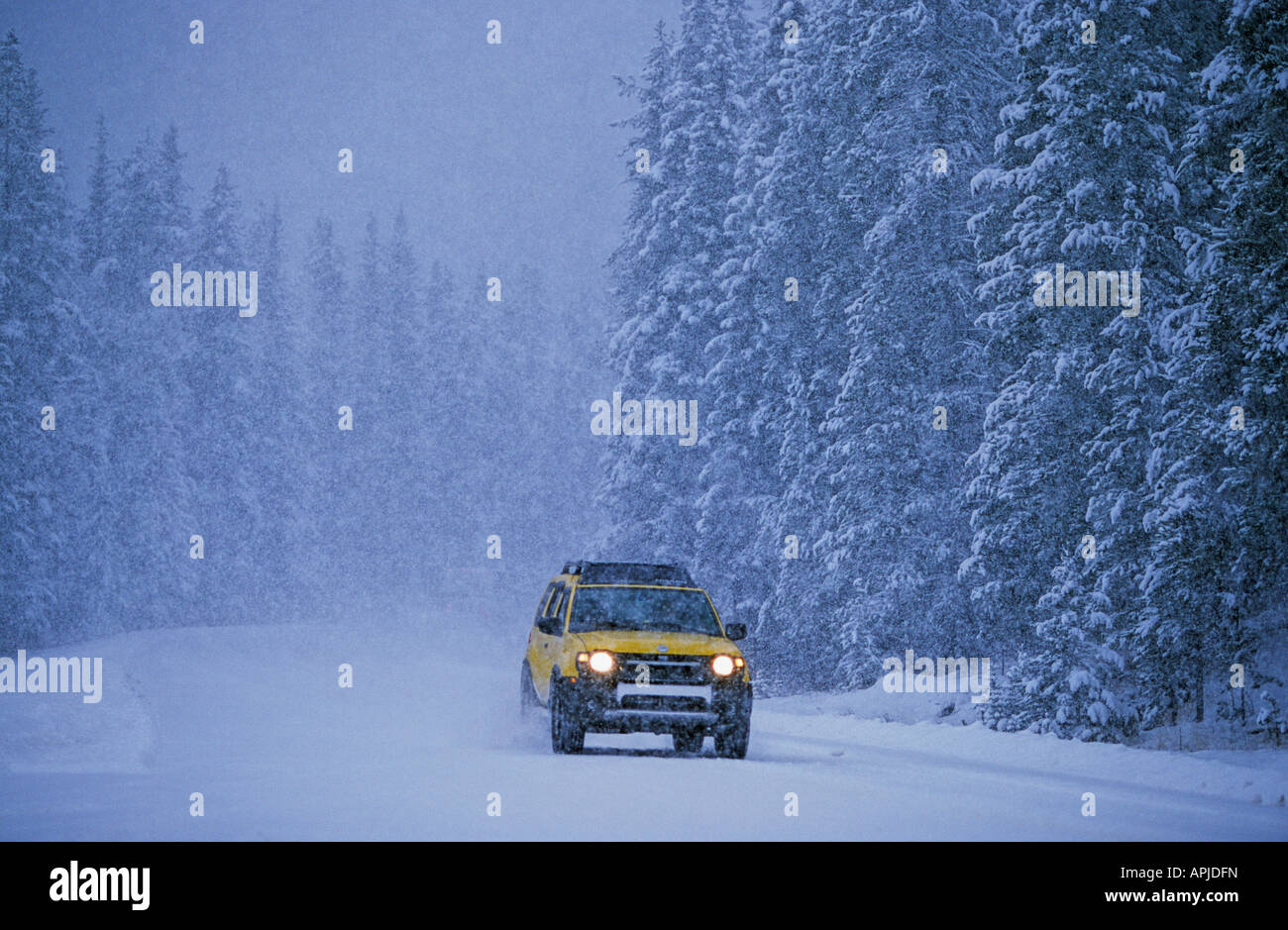 Winter driving canada hi-res stock photography and images - Alamy