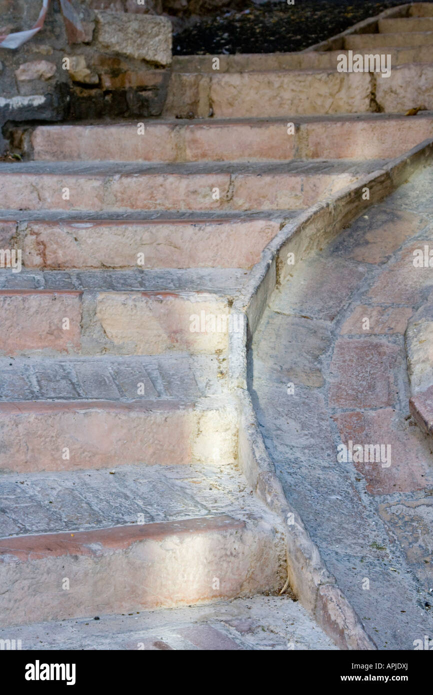 Bricks brick steps hi-res stock photography and images - Alamy