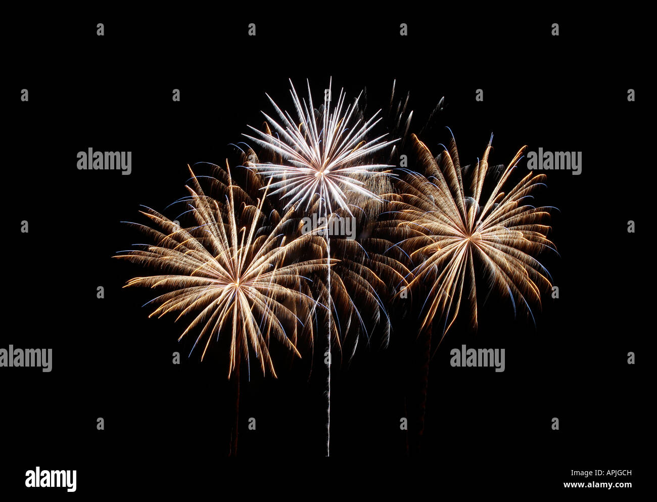 Amazing display of fireworks Stock Photo - Alamy