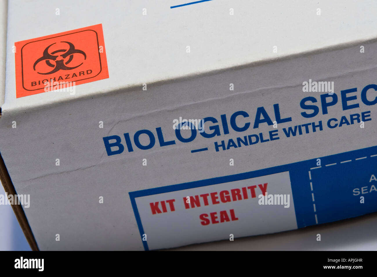 Biohazard Labeled Biological Specimen Cardboard Box for Blood Draw and ...