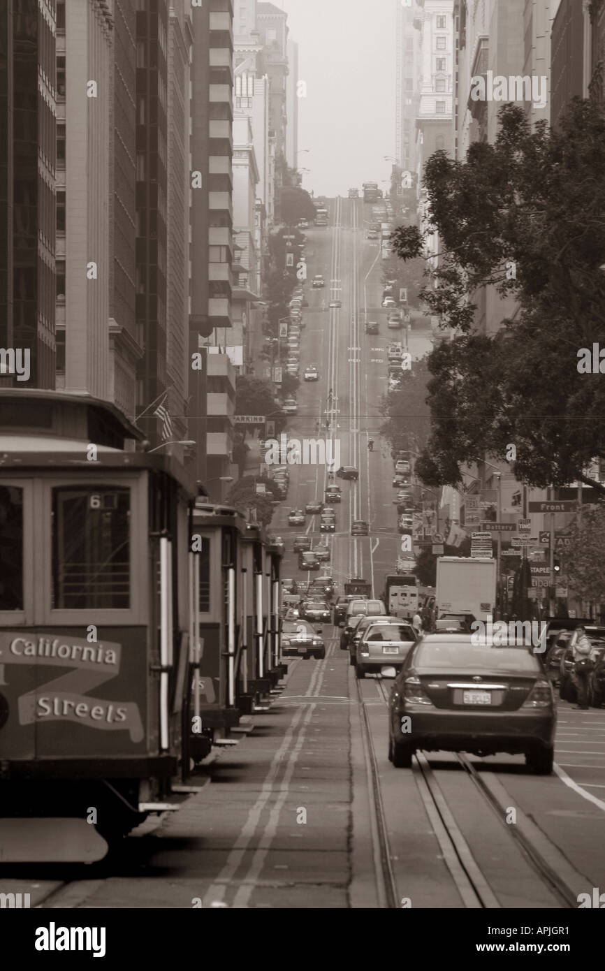California uphill street hi-res stock photography and images - Alamy