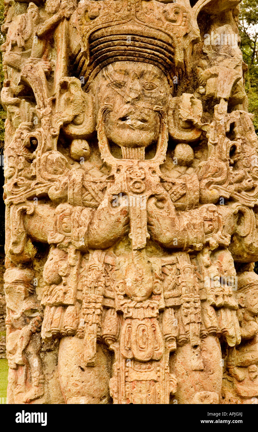 Stela b copan honduras hi-res stock photography and images - Alamy