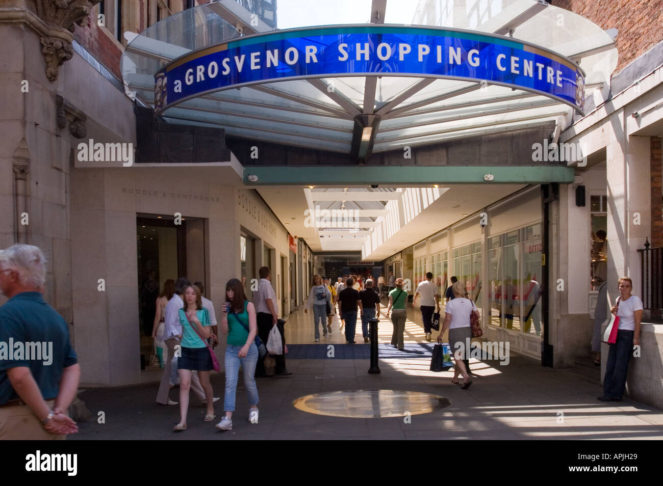 Grosvenor Shopping Centre Chester Stock Photo - Alamy