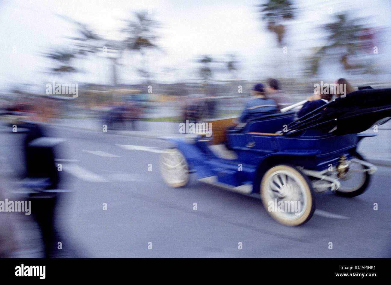 Person driving old car hi-res stock photography and images - Alamy