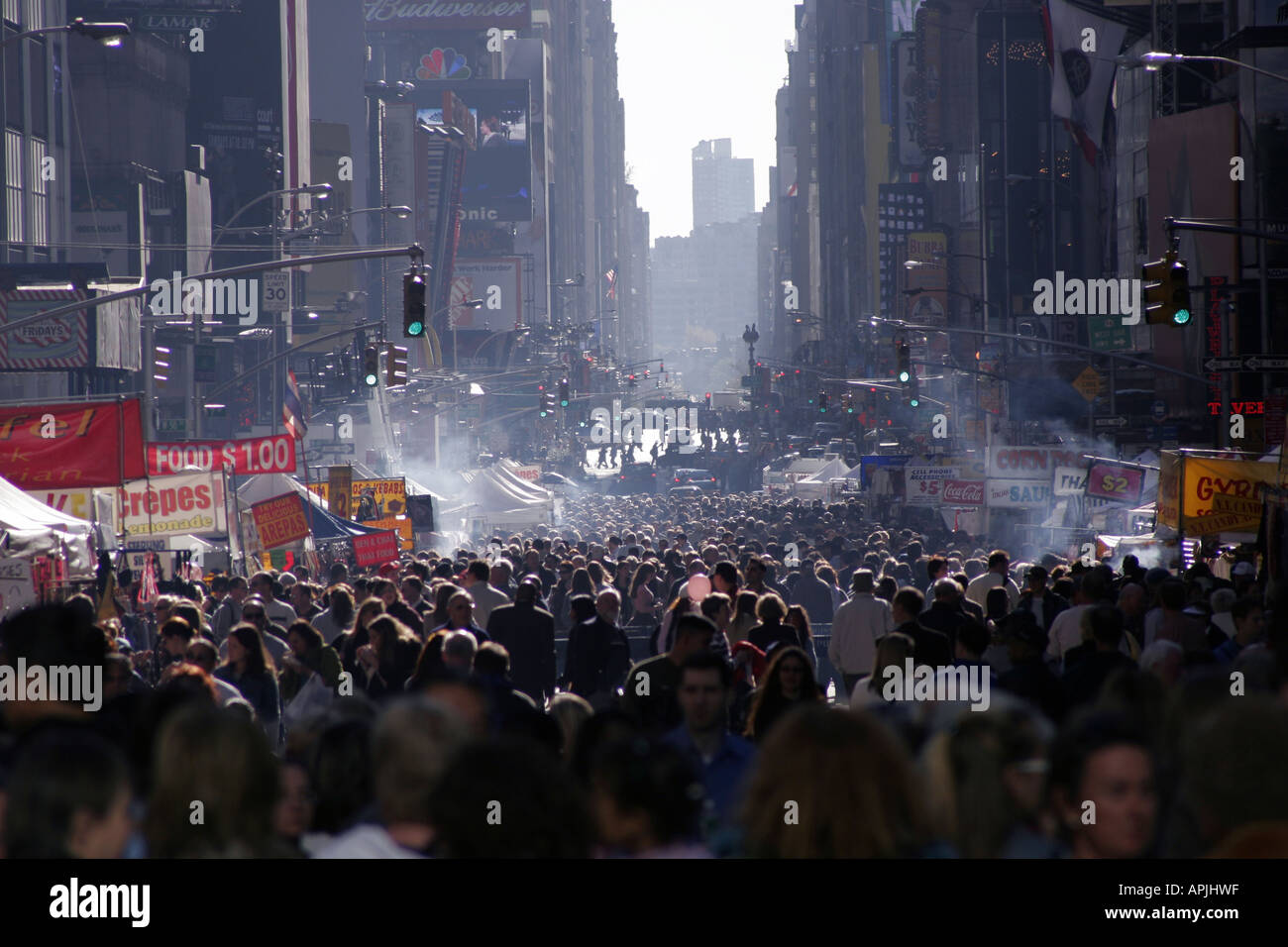 The Street Market North of Times Square in New York Stock Photo - Alamy