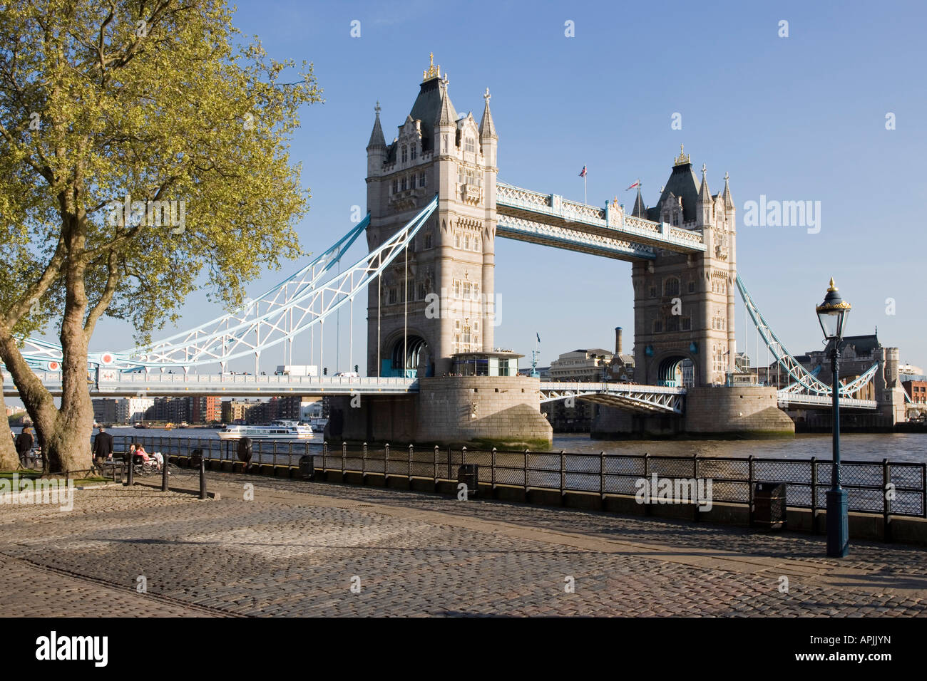 Tower Bridge, River Thames, London Architect: Horace Jones Stock Photo ...