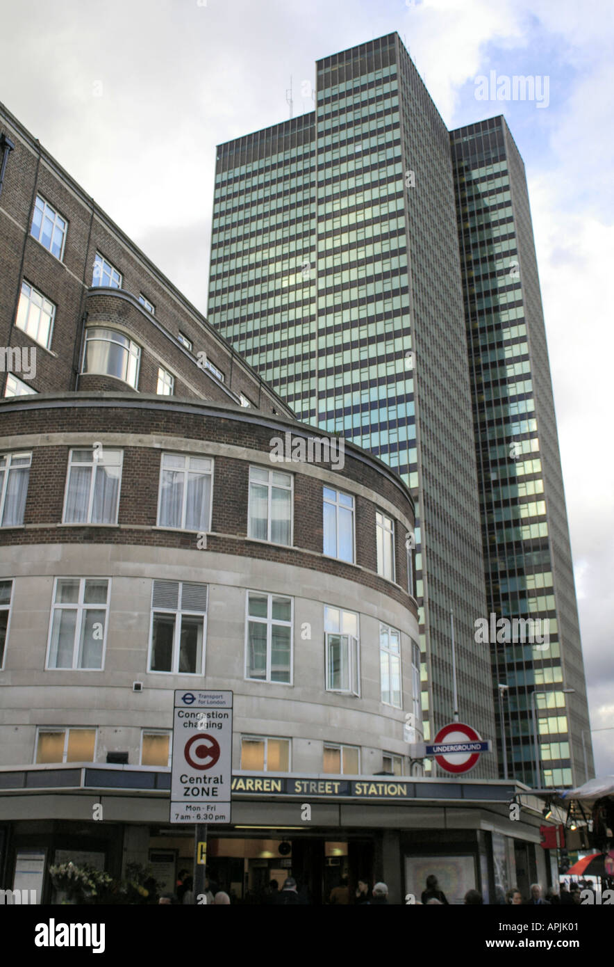 Warren street tube station hi-res stock photography and images - Alamy