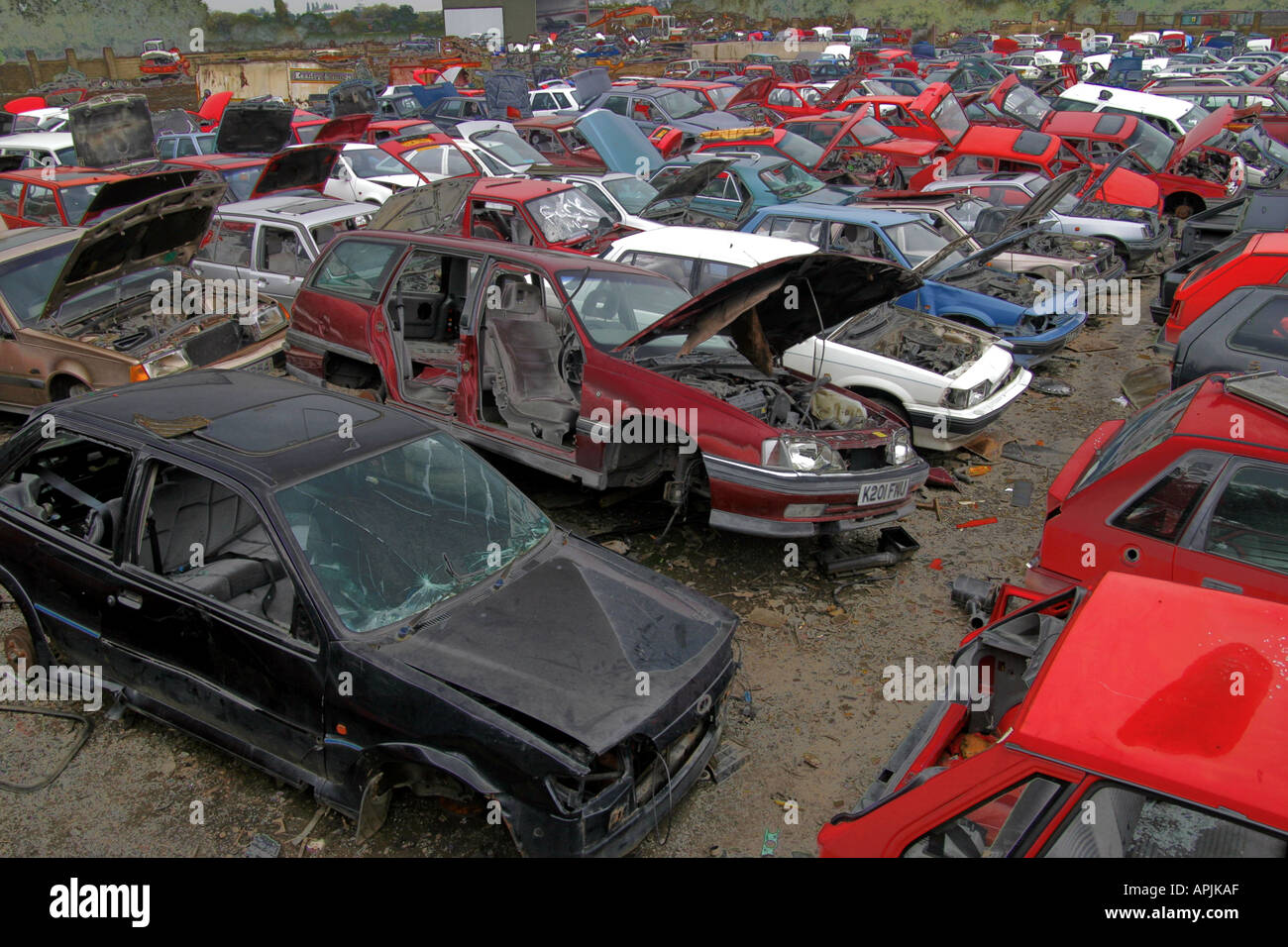 Volkswagen junk yard hi-res stock photography and images - Alamy