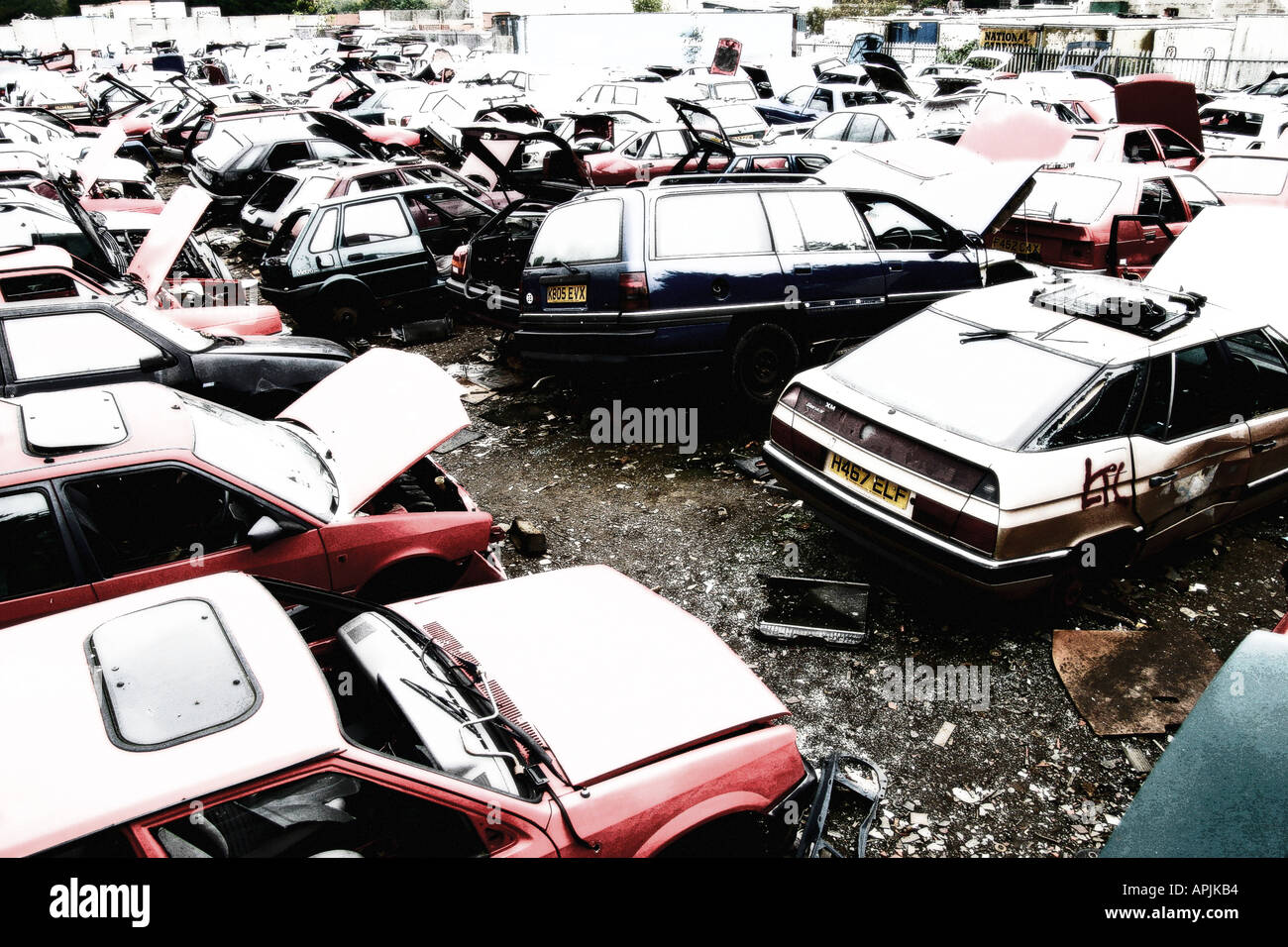 Volkswagen junk yard hi-res stock photography and images - Alamy