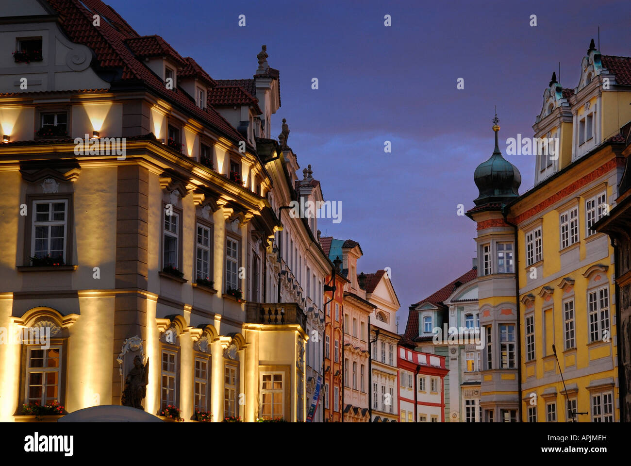 OLD TOWN BUILDINGS, PRAGUE, CZECH REPUBLIC Stock Photo - Alamy