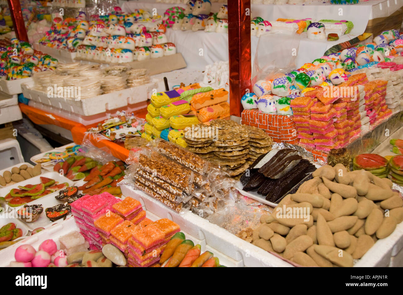 Mexican Confectionary Stall Stock Photo - Alamy