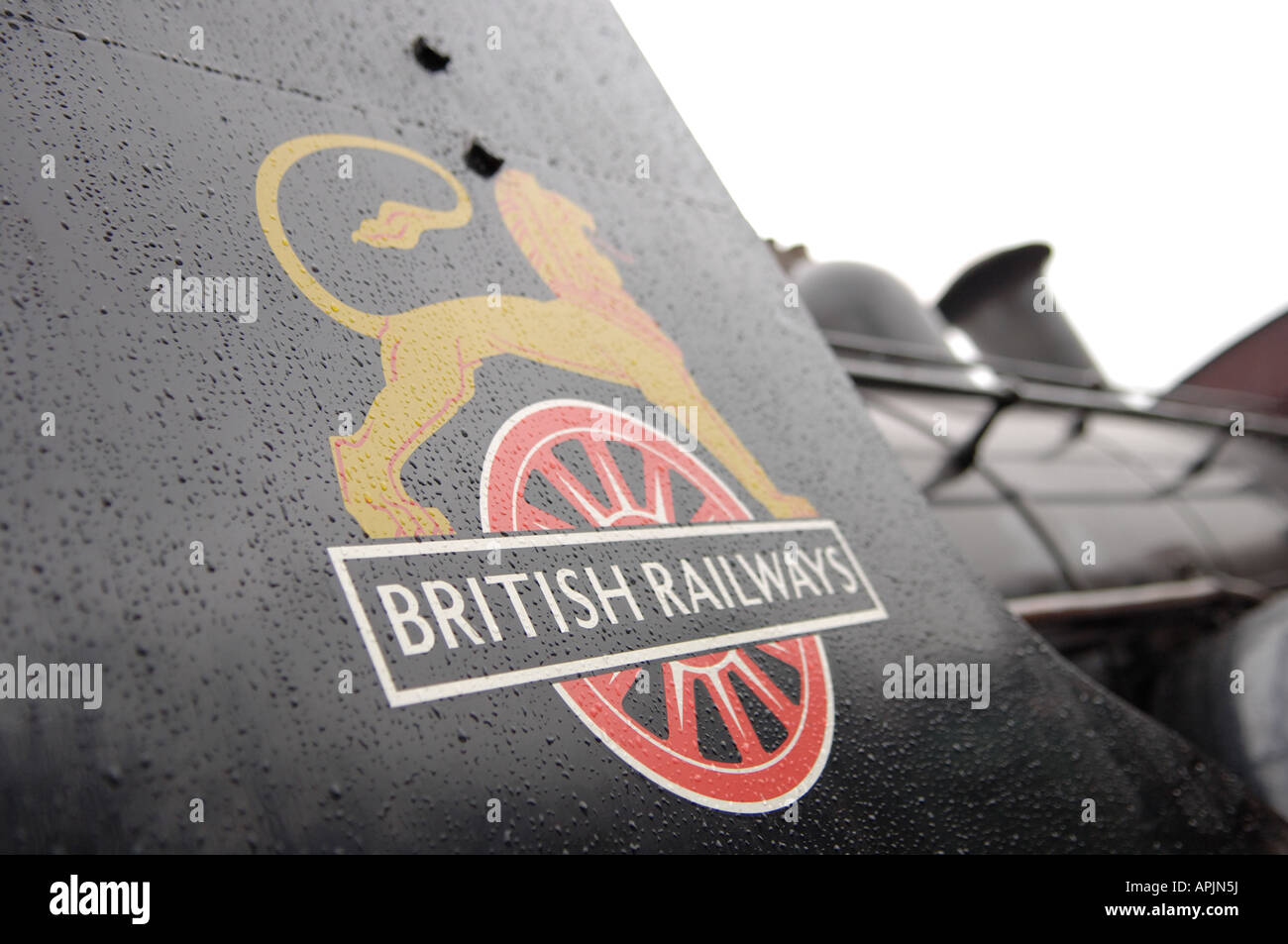 British railways steam engine Stock Photo - Alamy