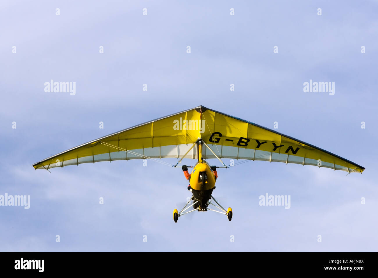 Yellow microlight aircraft hi-res stock photography and images - Alamy