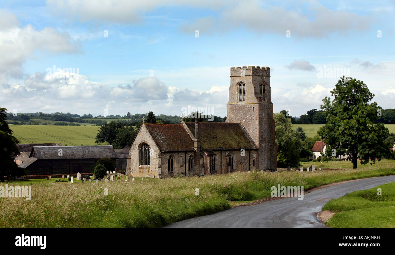The Norman church of St Mary in Hawkedon Suffolk Local Caption Hawkedon ...
