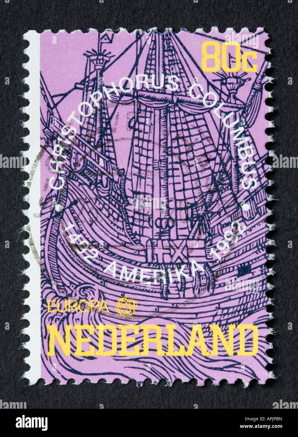 Dutch postage stamp Stock Photo - Alamy