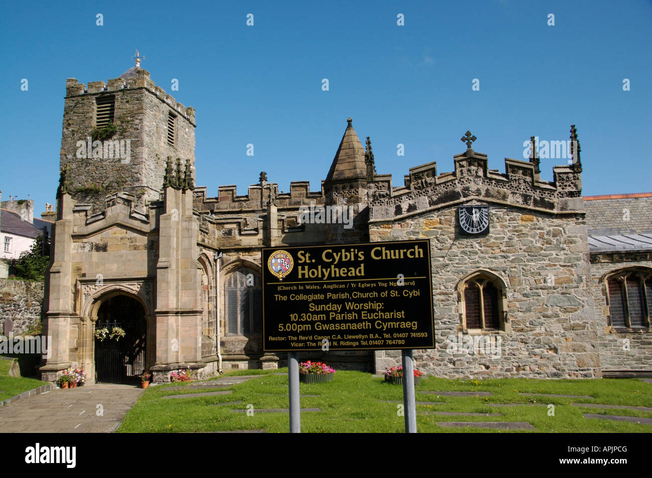 St Cybi s Church Holyhead Stock Photo - Alamy