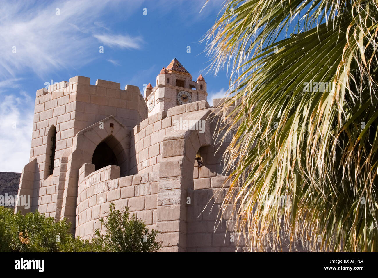 Scotty's Castle Death Valley California USA Stock Photo - Alamy