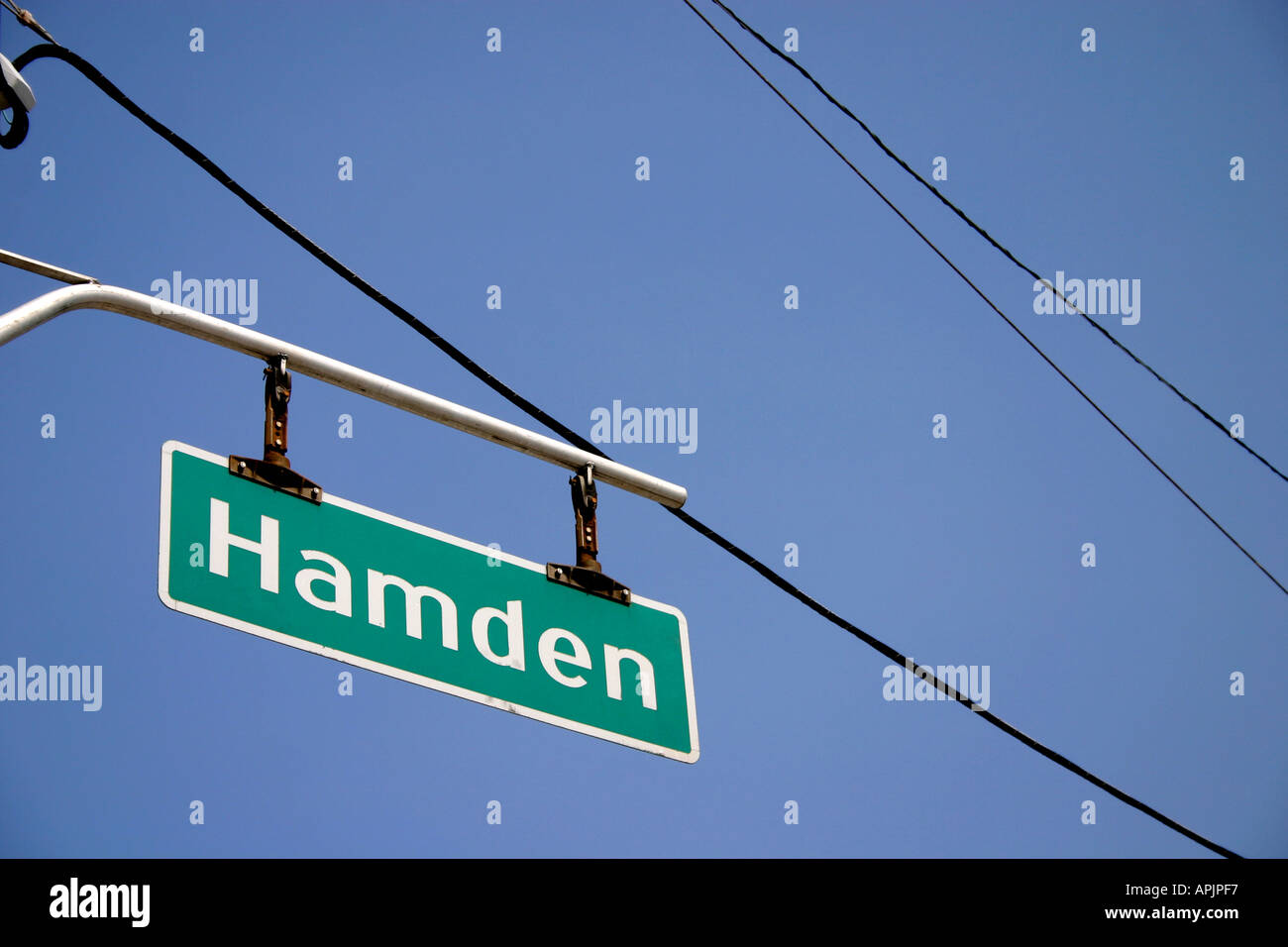 Hamden Street Sign Clearwater Beach Florida United States of America ...
