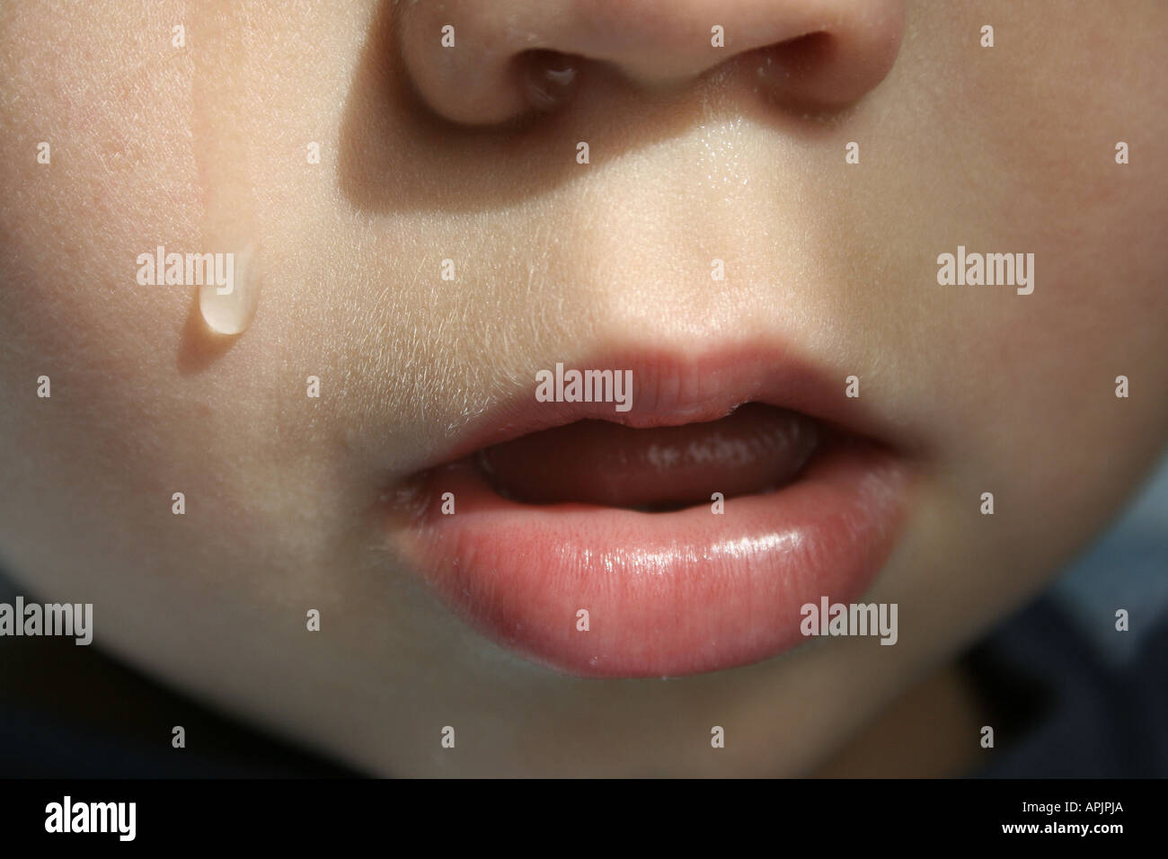 Young Boy Crying Stock Photo Alamy