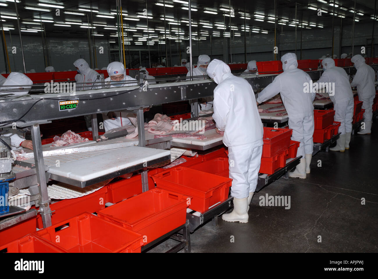 Shineway Shuanghui Industrial Group meat processing plant Pork ...