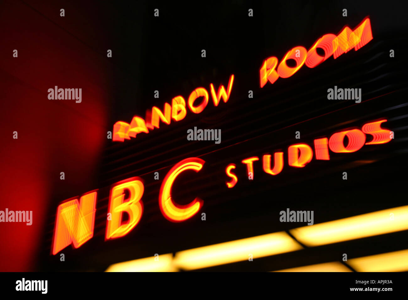 Rainbow Room NBC Studios Neon Sign in New York City United States of ...