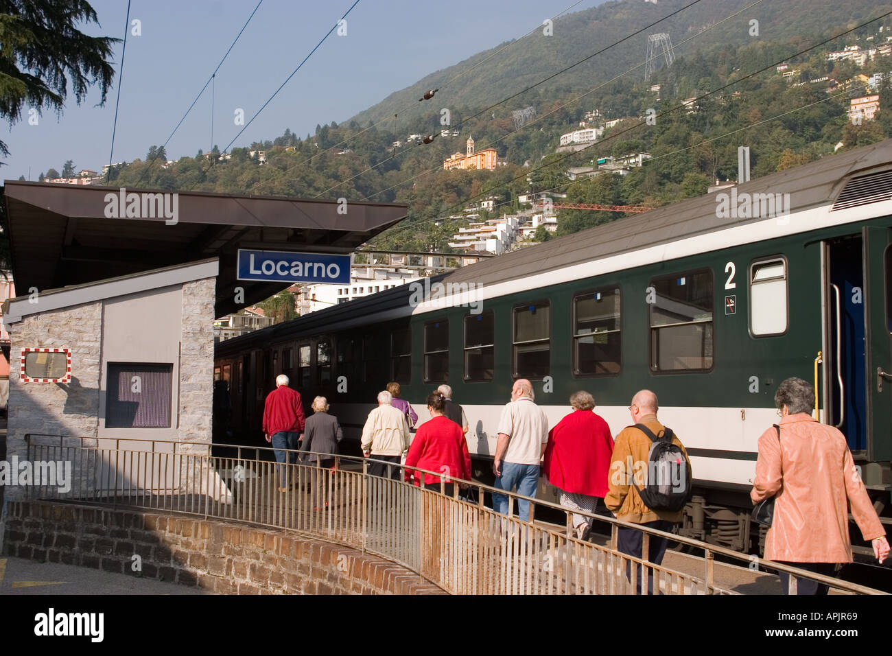 Locarno switzerland train hi-res stock photography and images - Alamy