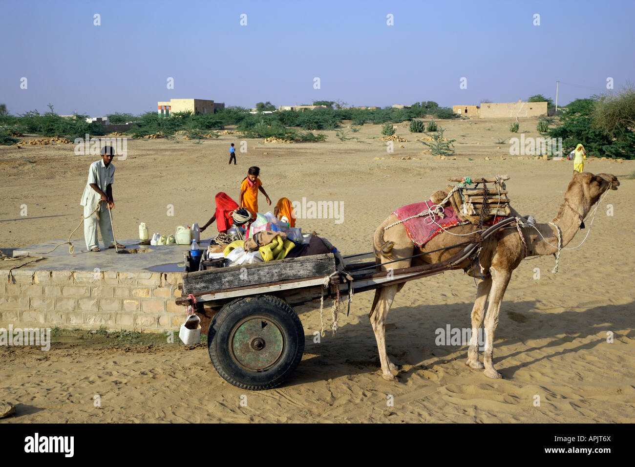 Village well hi-res stock photography and images - Alamy