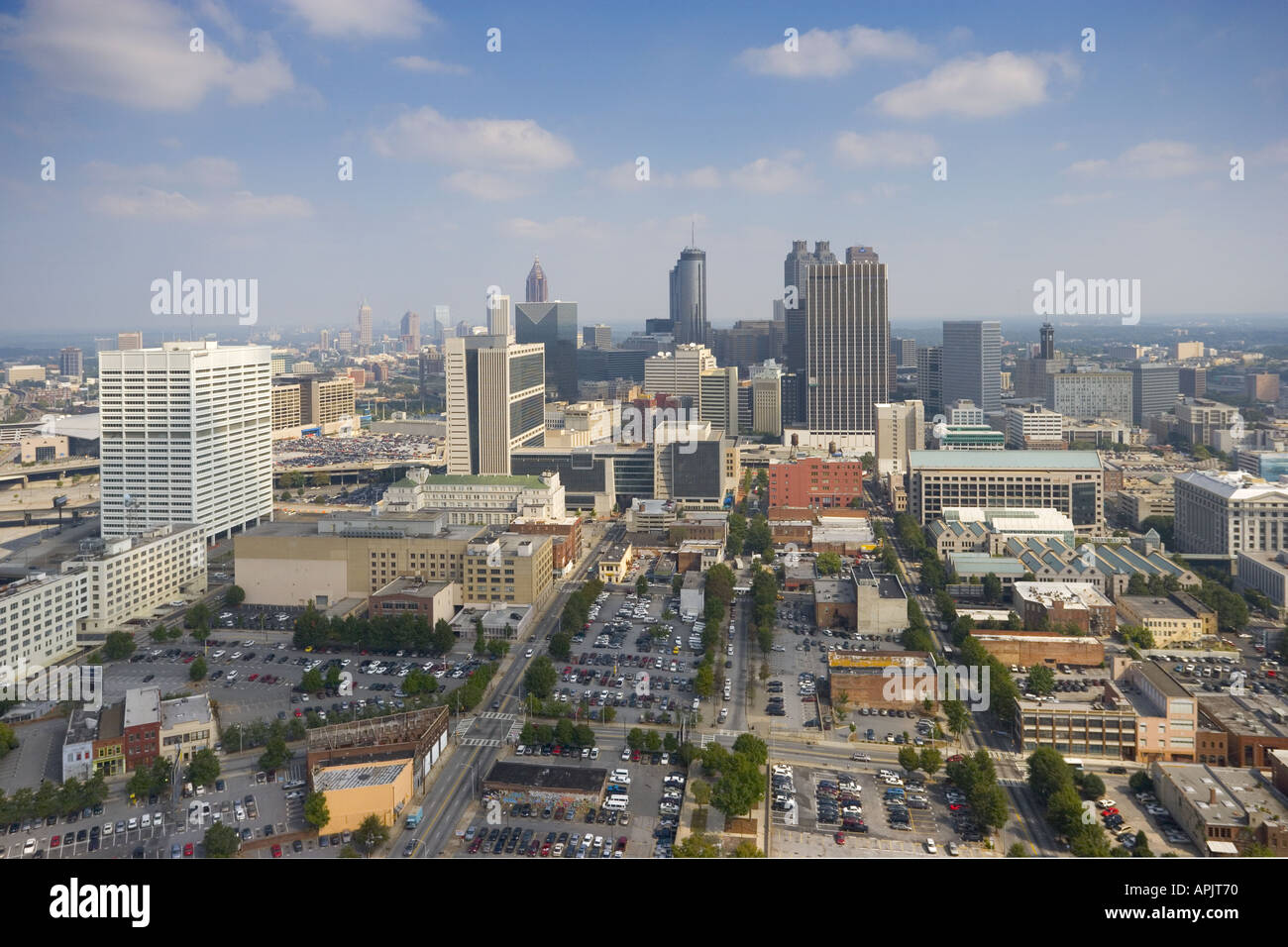 Aerial view atlanta georgia taken hi-res stock photography and images ...