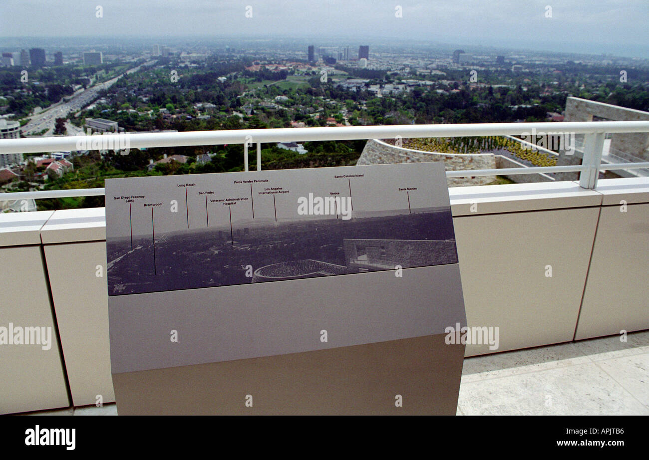 Getty center map hi-res stock photography and images - Alamy
