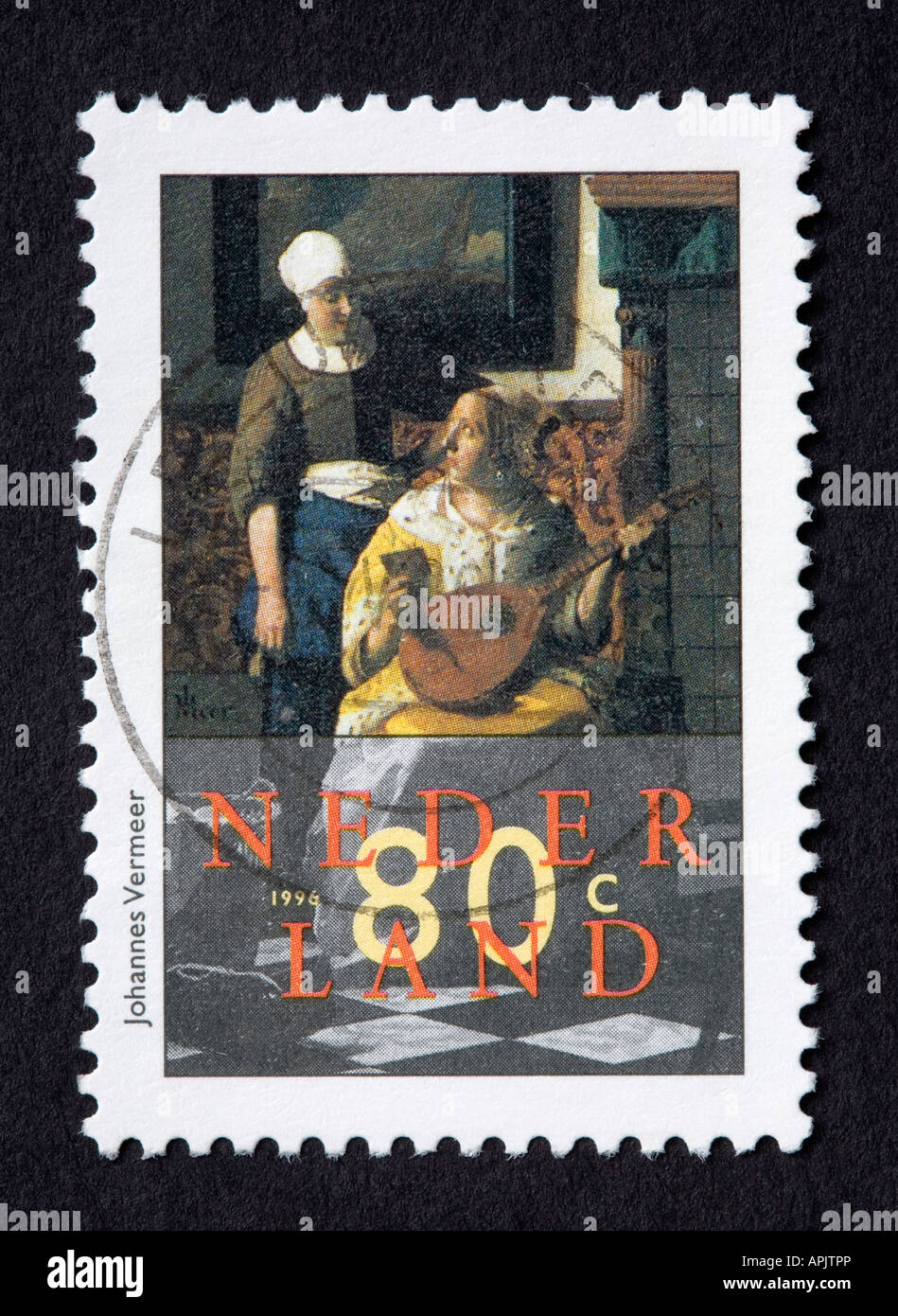 Dutch postage stamp Stock Photo - Alamy