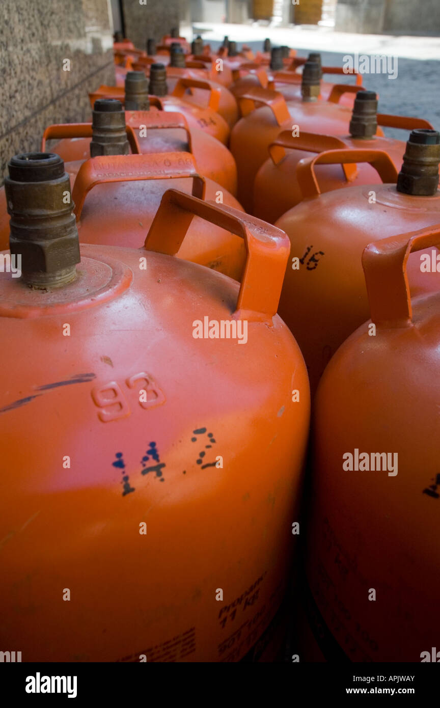 Propane butane gas cylinders hi-res stock photography and images - Alamy