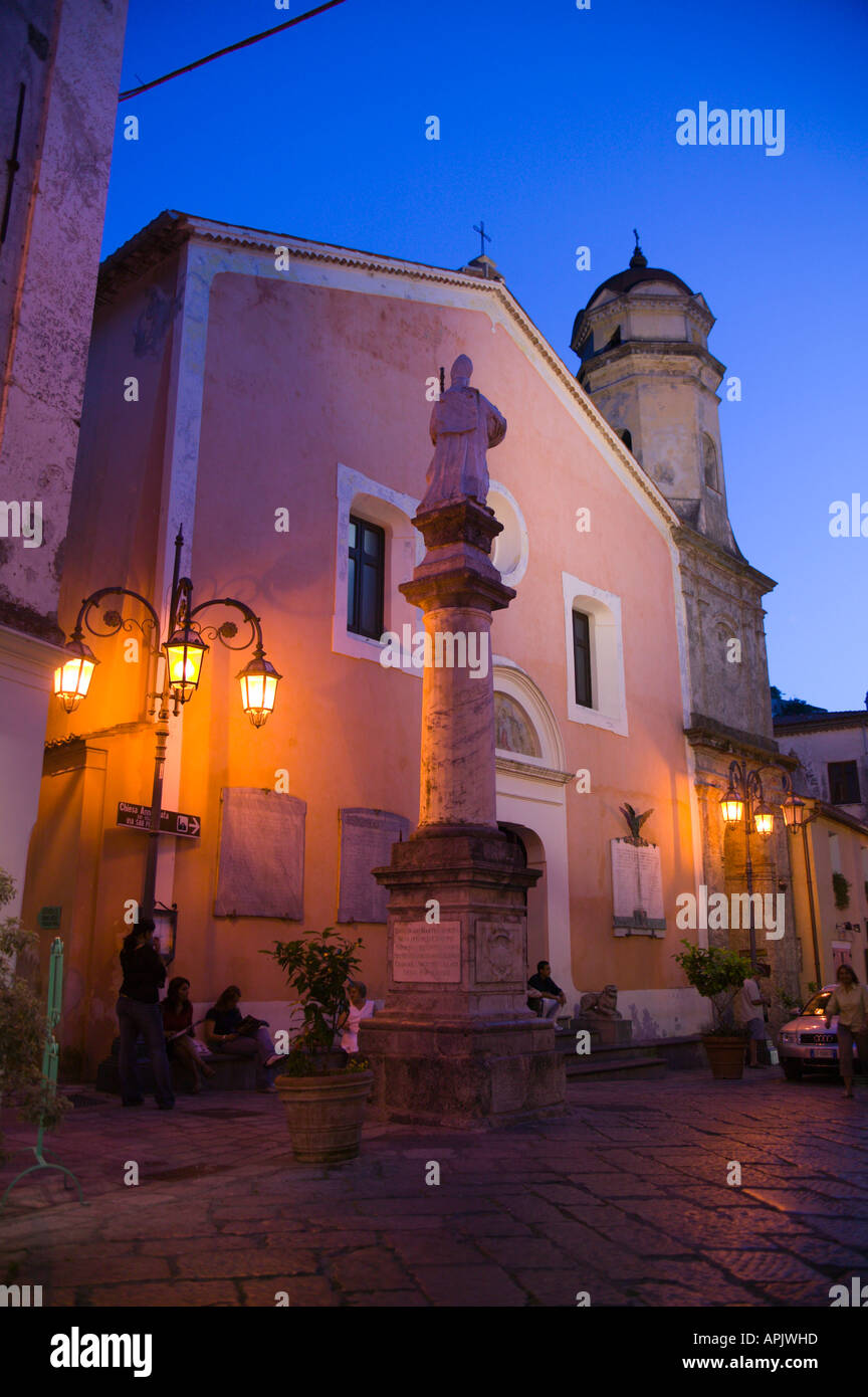 Town of Maratea at Night Basilicata Italy Stock Photo - Alamy