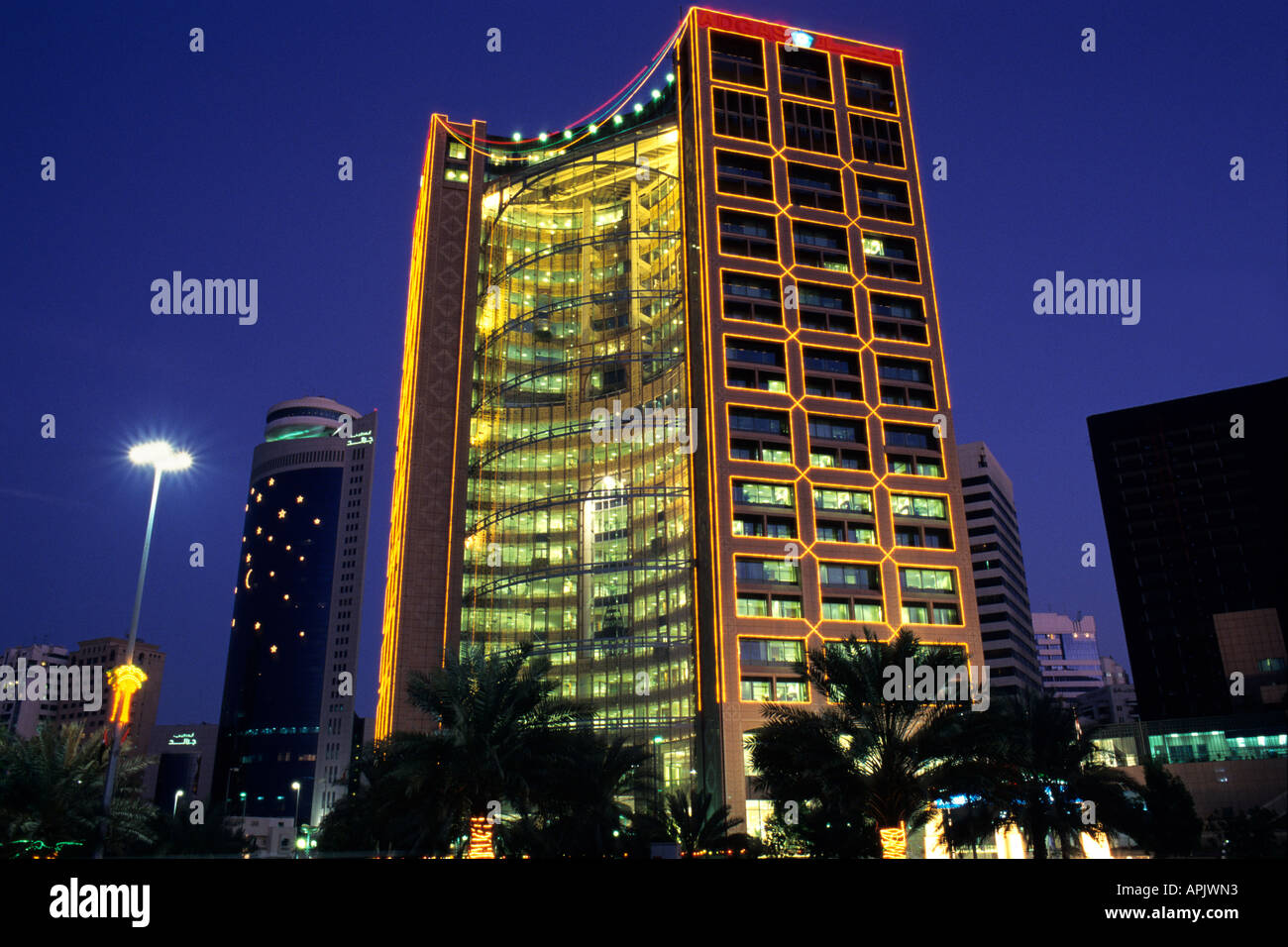 ADMA ADGAS Building Abu Dhabi United Arab Emirates Stock Photo - Alamy
