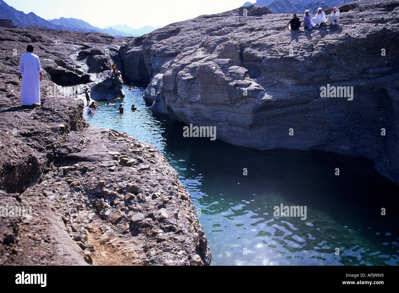 Hatta Pools United Arab Emirates Stock Photo - Alamy