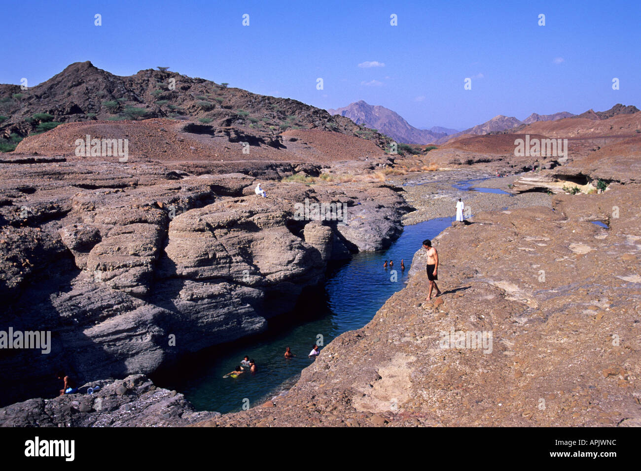 Hatta Pools United Arab Emirates Stock Photo - Alamy