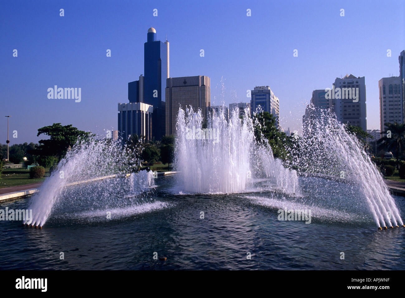 Baynunah Tower Abu Dhabi United Arab Emirates Stock Photo - Alamy