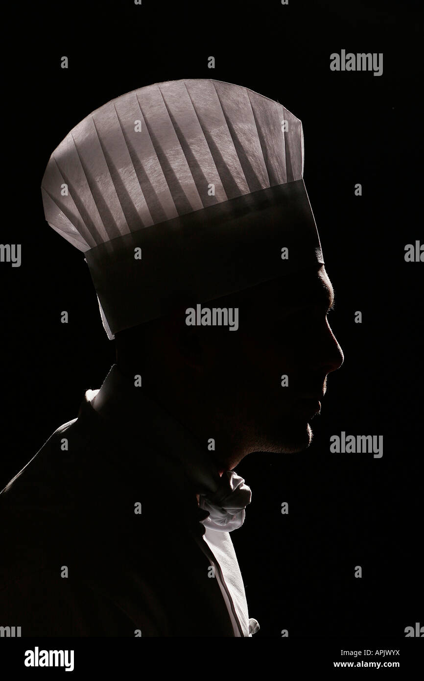 Chef cooking black and white hi-res stock photography and images - Alamy